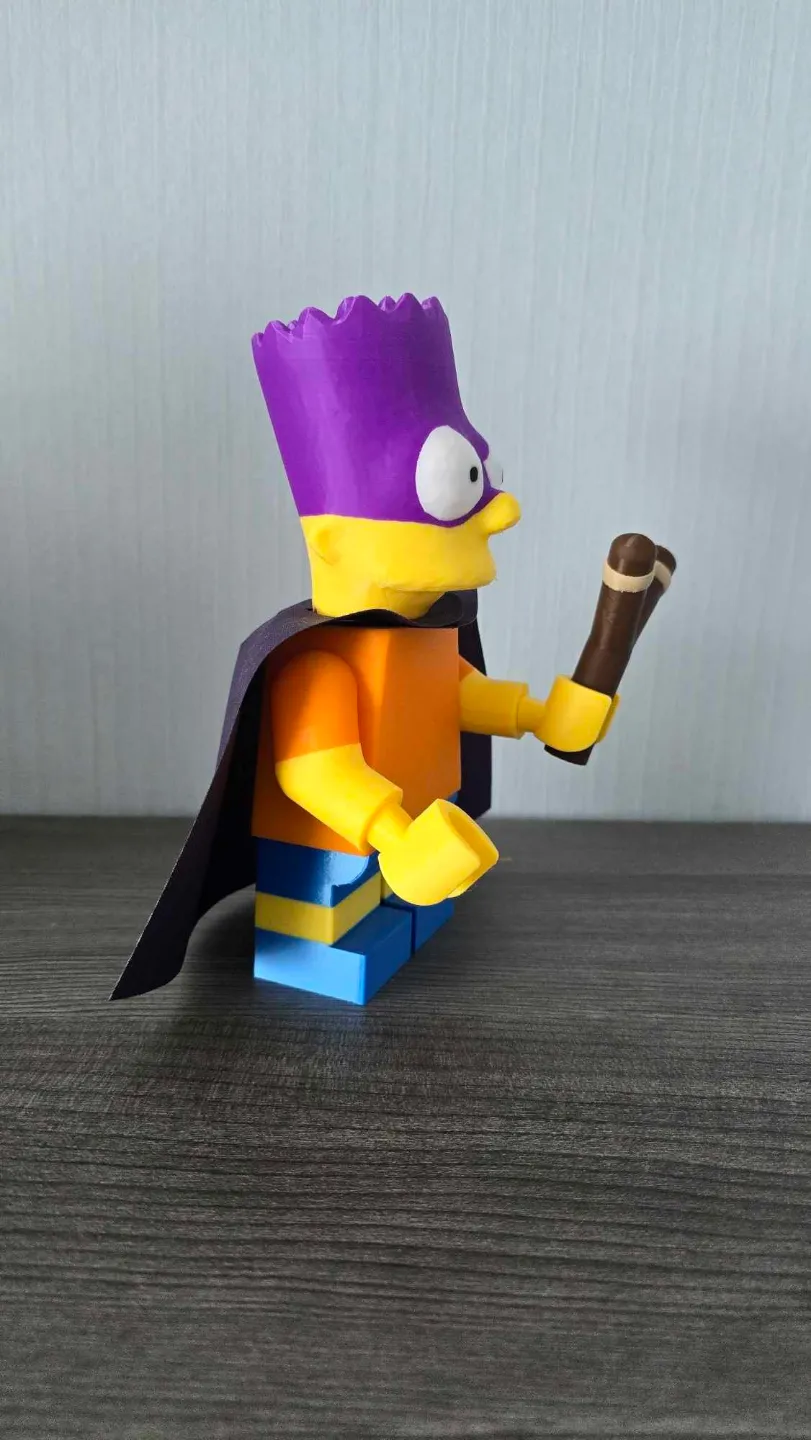 Big Brick * The Simpsons - Bart Simpson BARTMAN by cBoLsmUiEc - MakerWorld