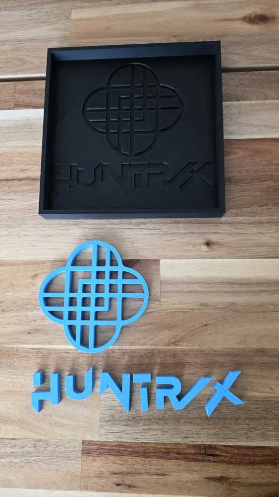 K-Pop Demon Hunters Huntrix Display Sign - Free 3D Print Model - MakerWorld