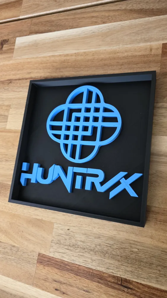 K-Pop Demon Hunters Huntrix Display Sign - Free 3D Print Model - MakerWorld
