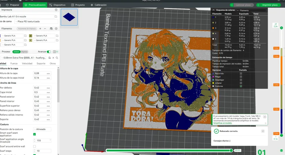 Taiga (TORADORA!) by benito valentinMakerWorld: Download Free 3D Models