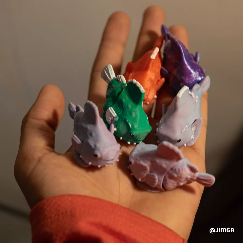 Flexi fish - Dangouo fish by 🟢 Flexi JIMGA MakerWorld: Download Free 3D ...