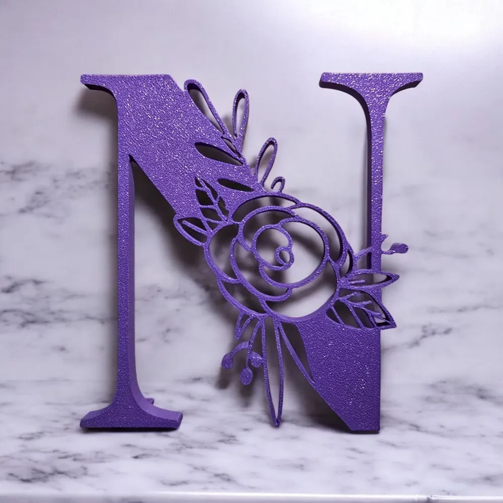 Decorative Letter N by Slyke MakerWorld: Download Free 3D Models