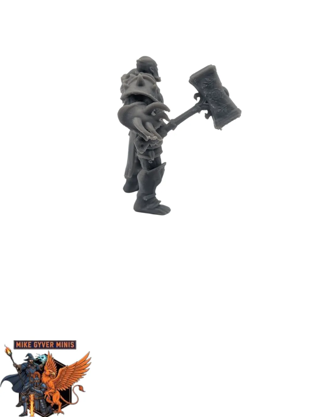 DnD TTRPG Warforged Juggernaut Warlock Miniature by MikeGyver ...