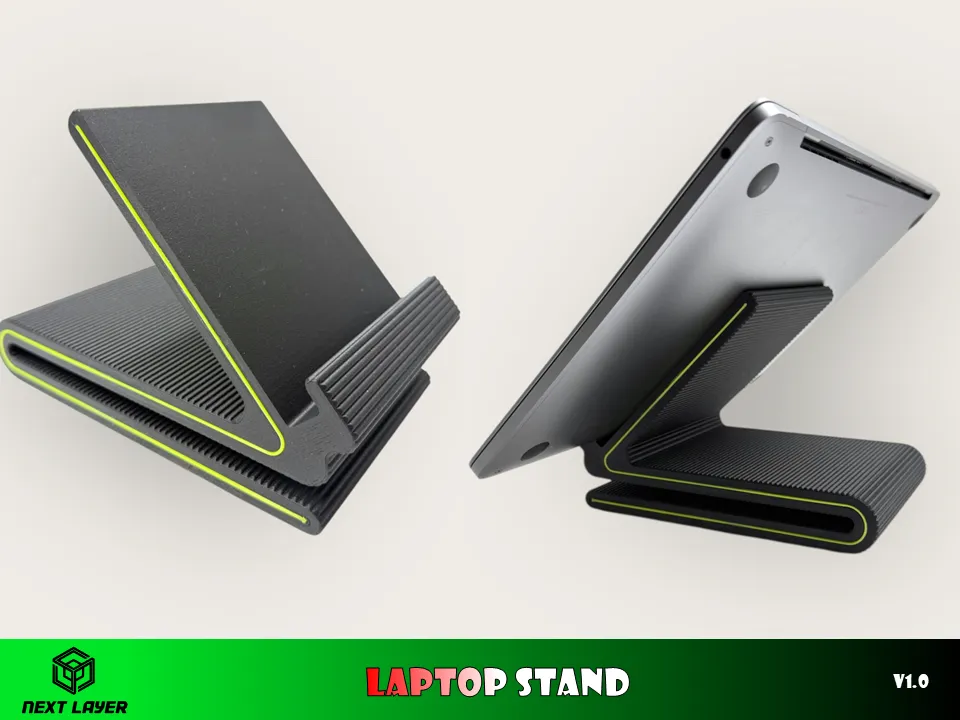 笔记本支架 来自 3D_aniel MakerWorld：免费下载 3D 模型