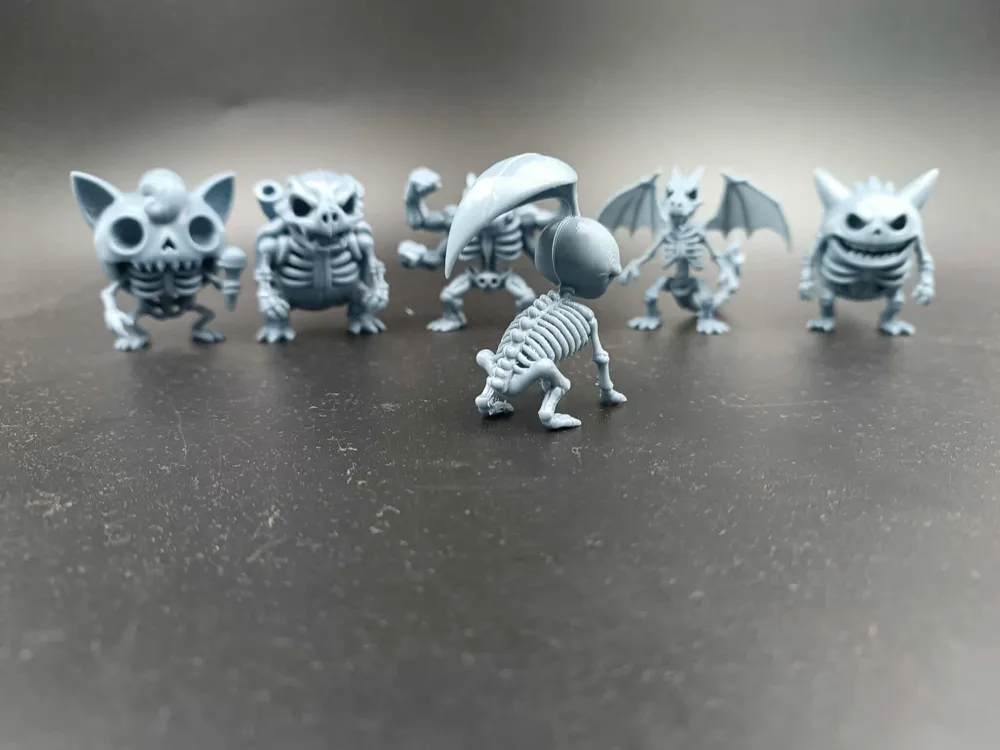 Chikorita Skeleton Pokemon Kawaii - Anime - Toy by drakeforge3d ...