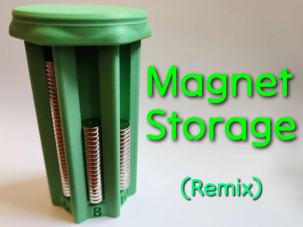 Magnet Storage With Lid - Free 3D Print Model - MakerWorld