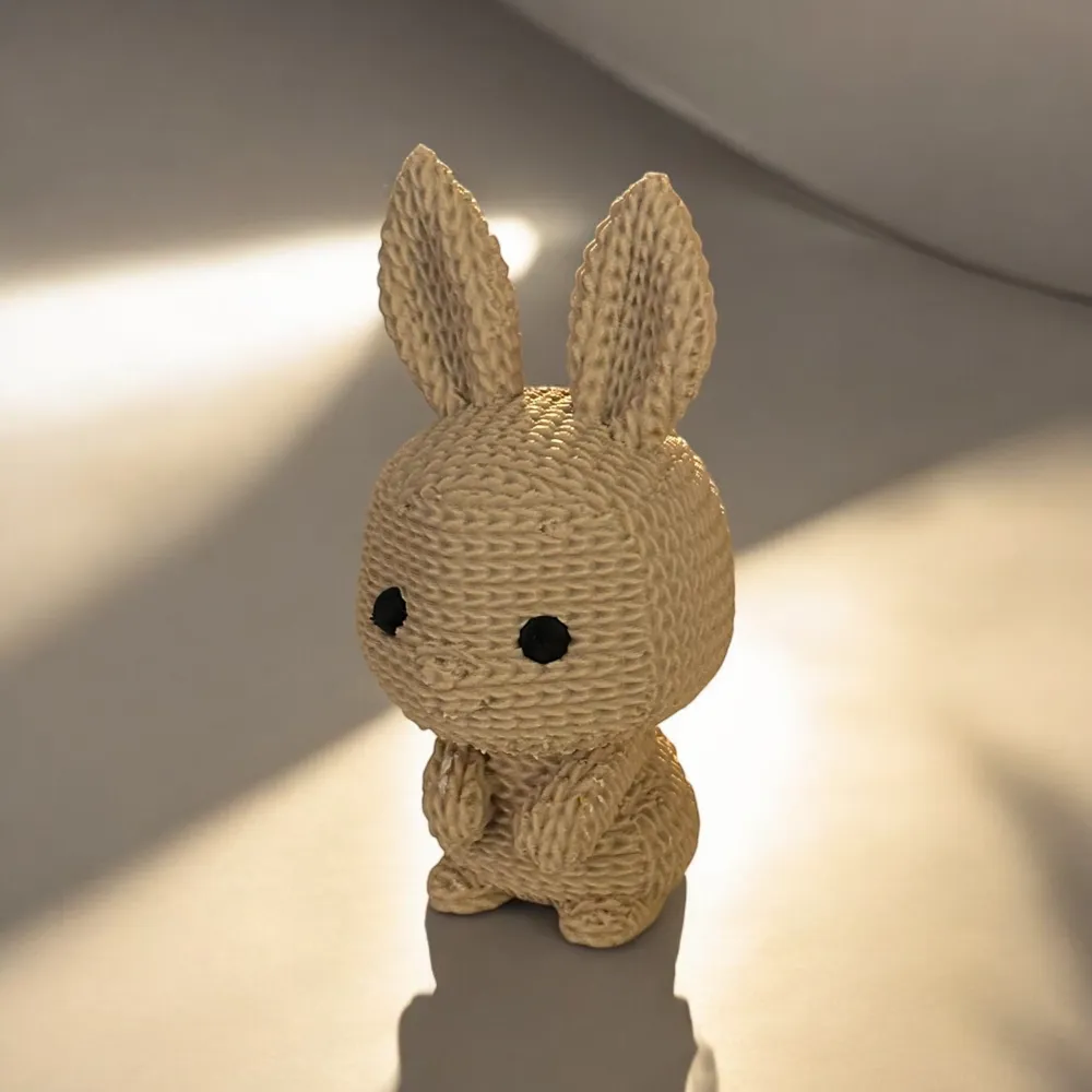 Adorable Lapin Tricoté - Modèle d'Impression 3D Gratuit - MakerWorld