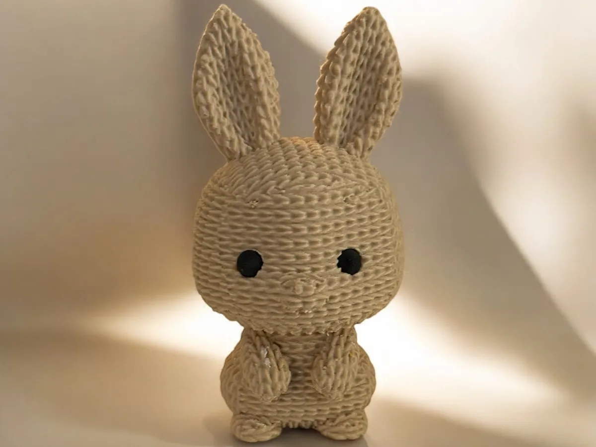 Adorable Lapin Tricoté - Modèle d'Impression 3D Gratuit - MakerWorld