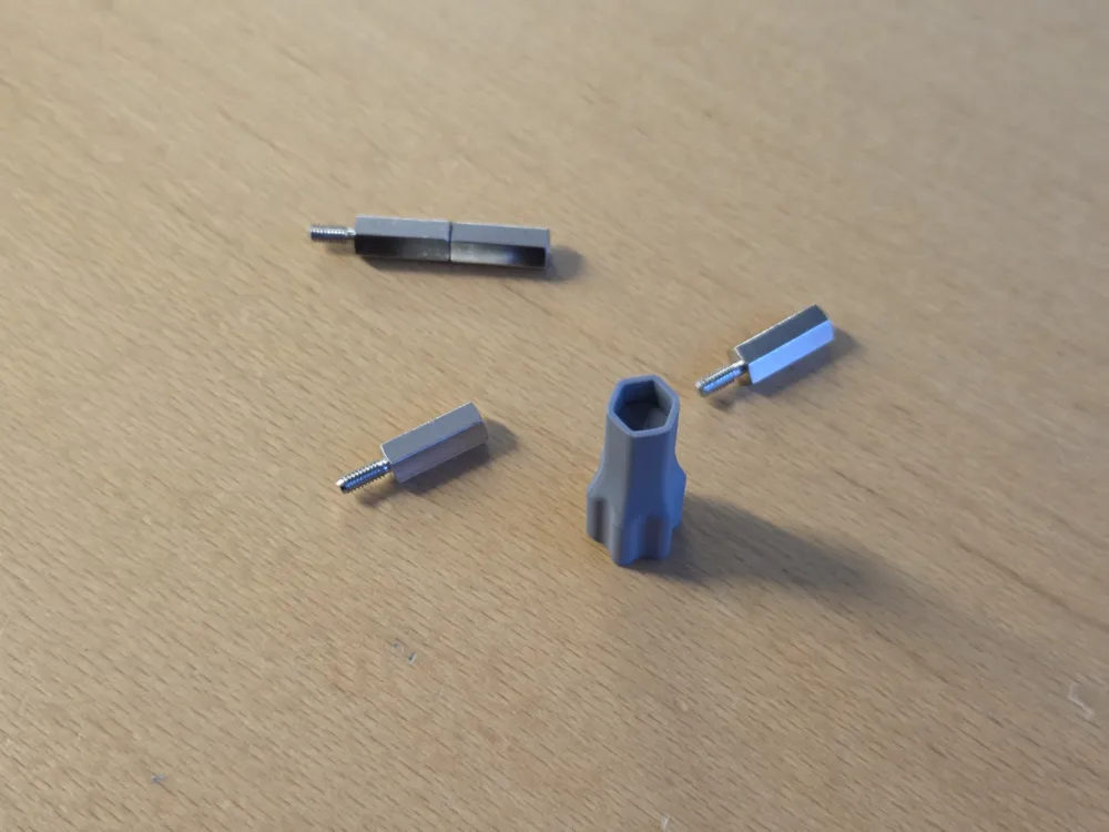 Chave para espaçadores M2.5 (bit hexagonal de 5mm) - Modelo gratuito ...