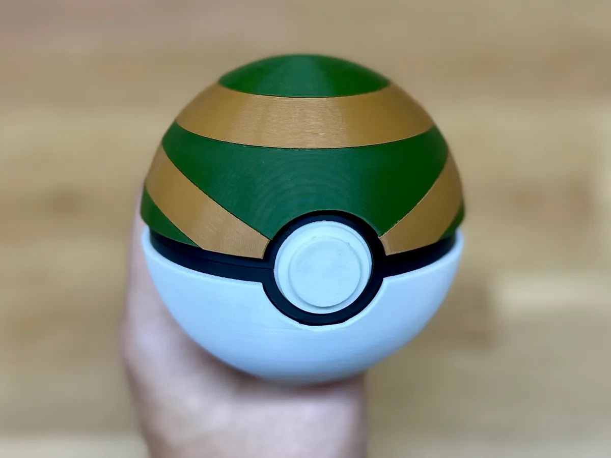 Nest Ball - Pokemon - Pokeball Functional - Free 3D Print Model ...