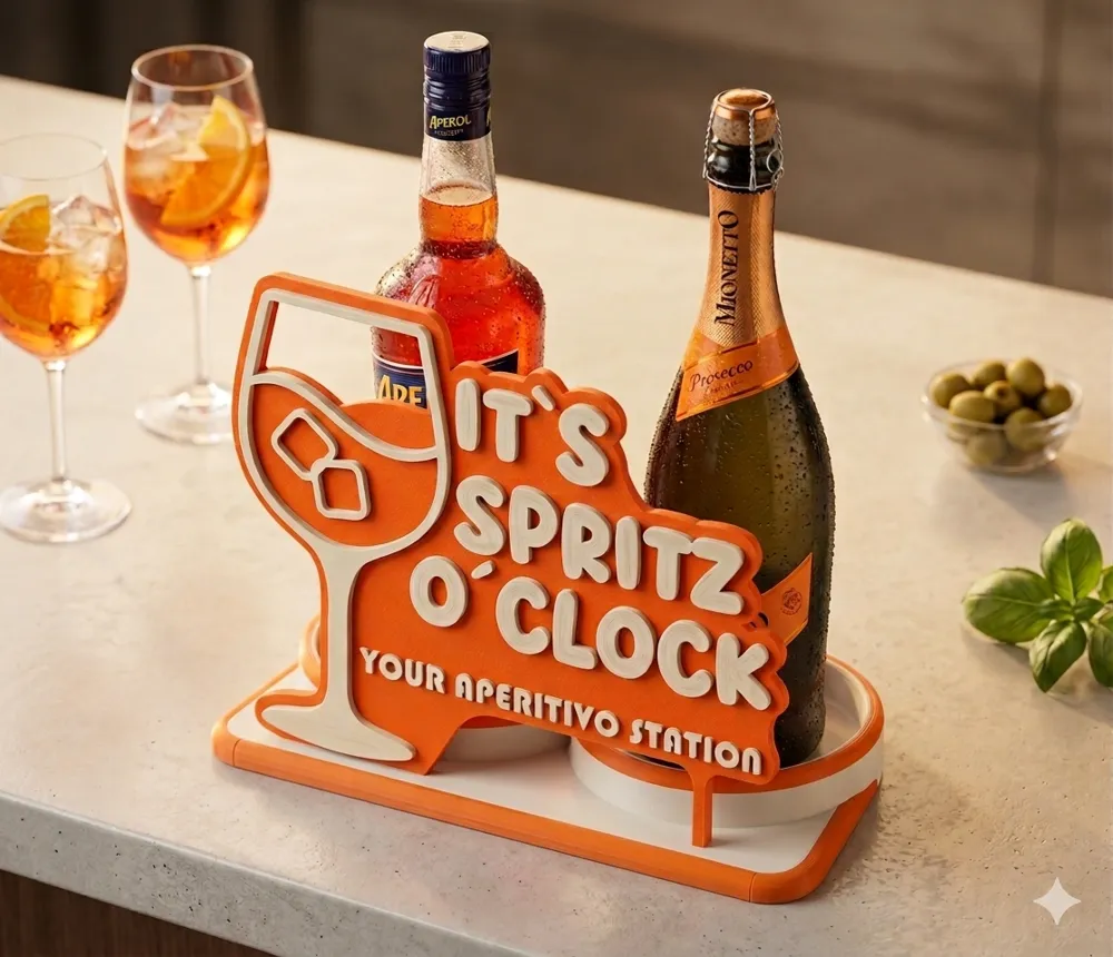 Aperol Spritz Aperetivo Station - Free 3D Print Model - MakerWorld