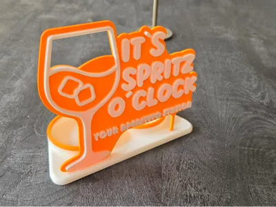 Aperol Spritz Aperetivo Station - Free 3D Print Model - MakerWorld