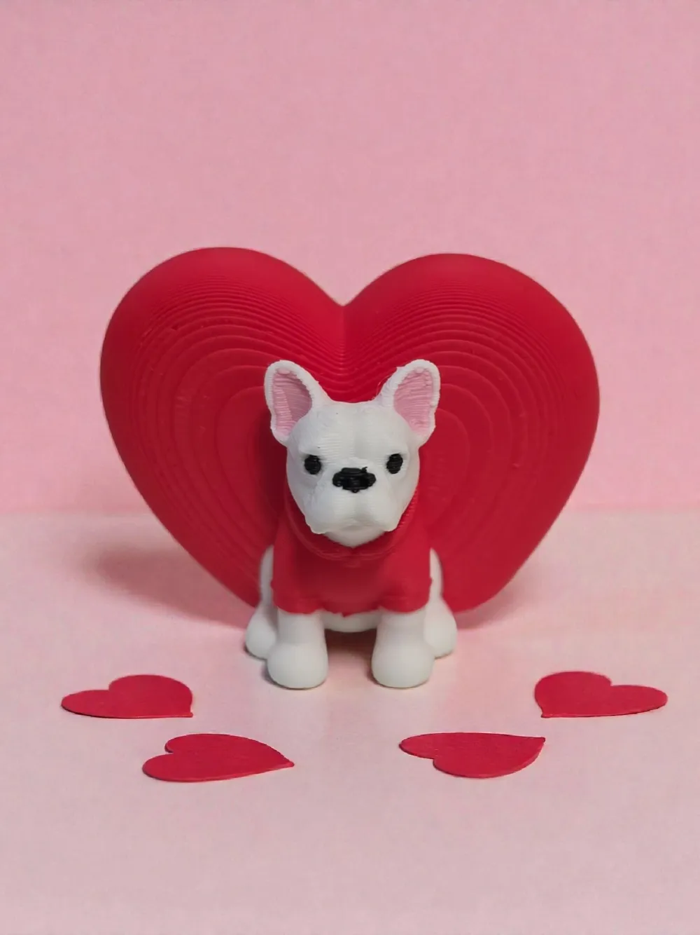 Tofu Frenchie Valentine's Day Edition Mini Figure - Free 3D Print Model ...