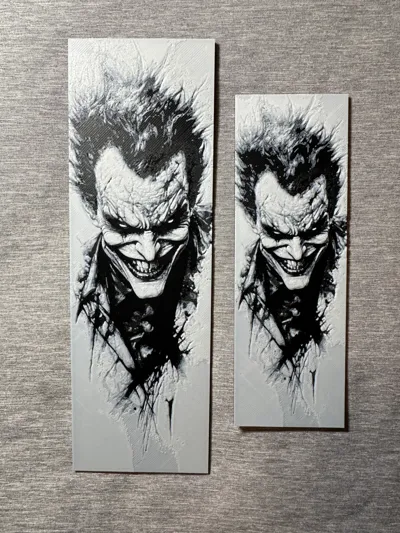 The Joker Hueforge Bookmarks - 2 sizes by Hey Ben MakerWorld: Download ...