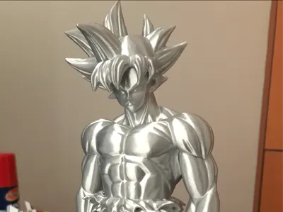 3d printed goku statue - MakerWorld
