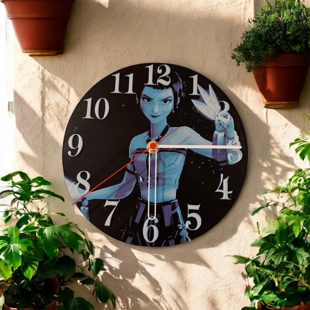 Horloge murale Zoey inspirée de K-pop Demon Hunter - Modèle d ...