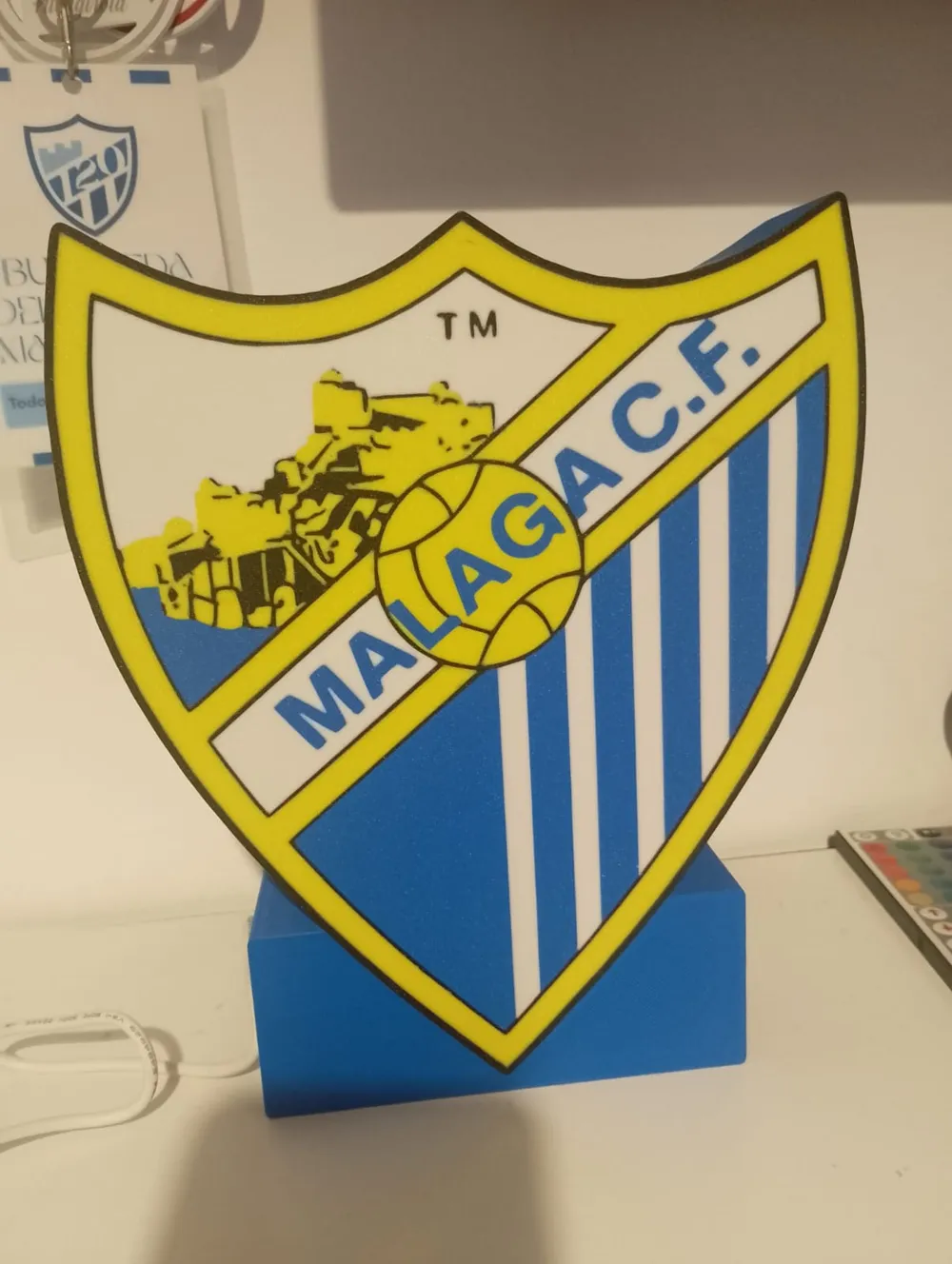 Malaga shield - Free 3D Print Model - MakerWorld