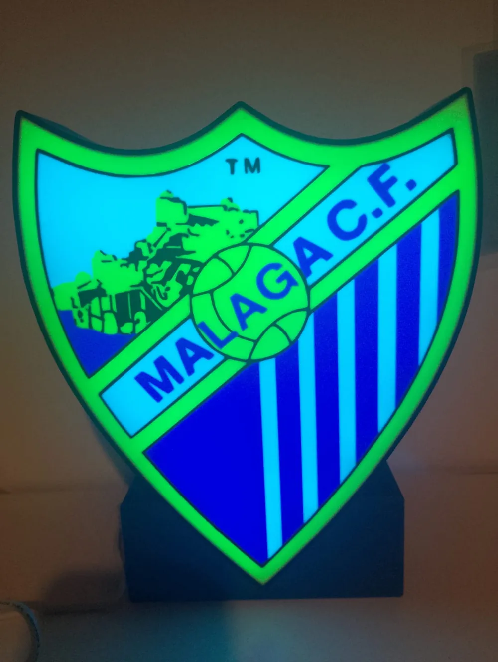 Malaga shield - Free 3D Print Model - MakerWorld