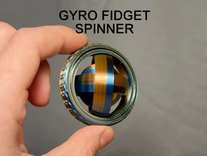 Gyro Fidget Spinner - Free 3D Print Model - MakerWorld