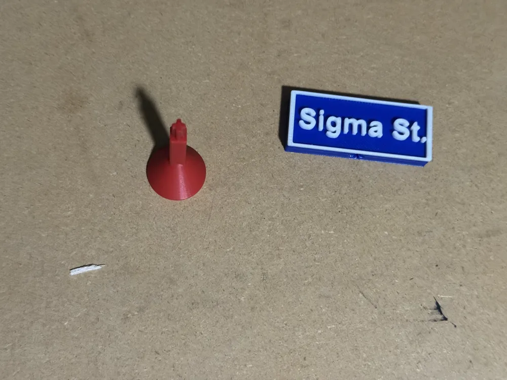 Sigma street sign no ams needed by I like support MakerWorld: Download ...