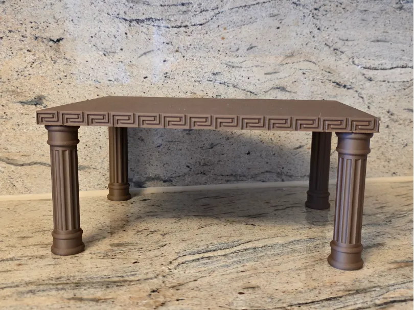 Shelf / Storage with Greek Style Columns - Free 3D Print Model - MakerWorld