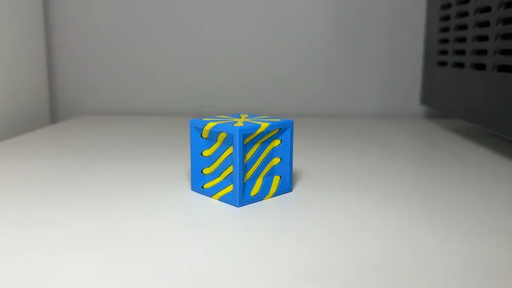 4D Impossible Passthrough Cube V2 No Supports - Free 3D Print Model ...