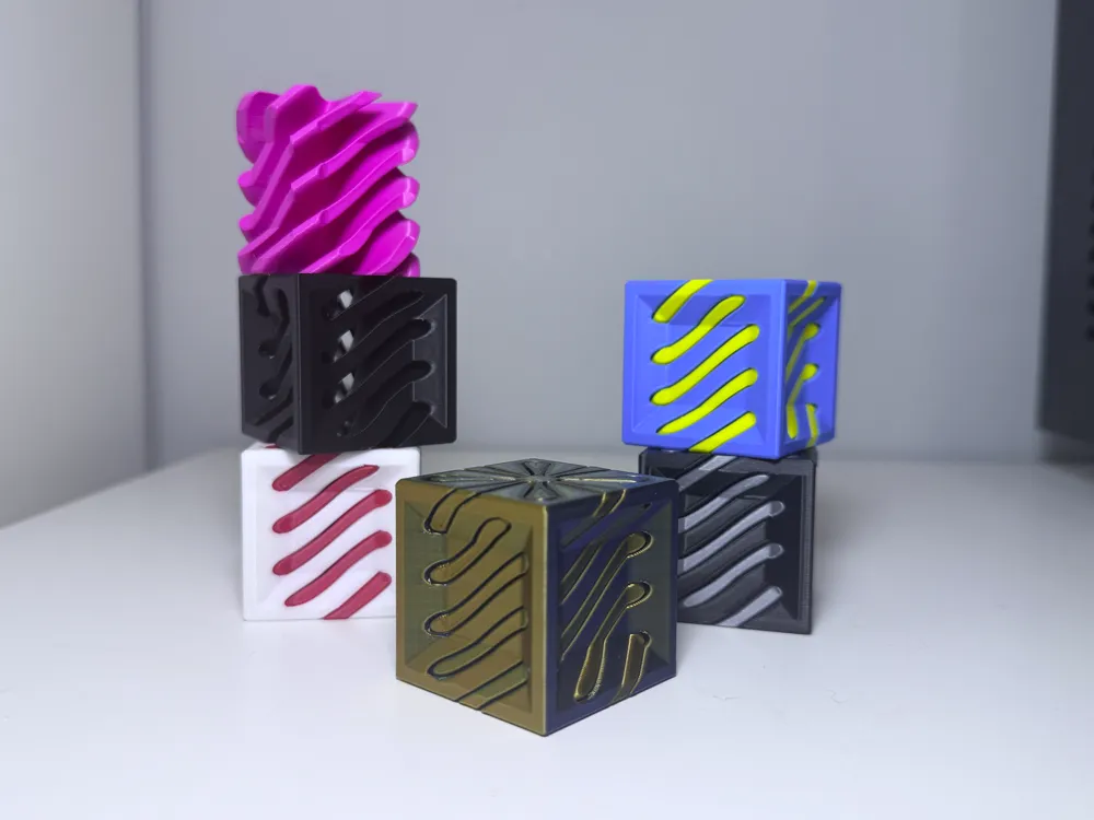 4D Impossible Passthrough Cube V2 No Supports by F.E. Designs ...