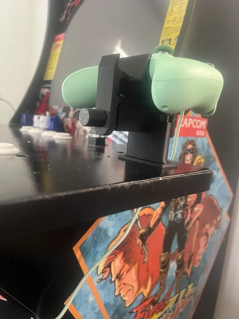 Desk mounted 8bitdo 2c controller holder/ n64 base Remixed by user ...