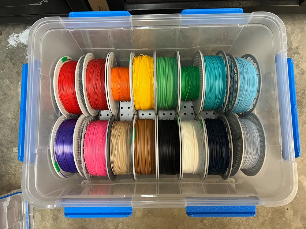 XL Rolling Filament Dry Box - 22 Spools by LNL3D MakerWorld: Download ...