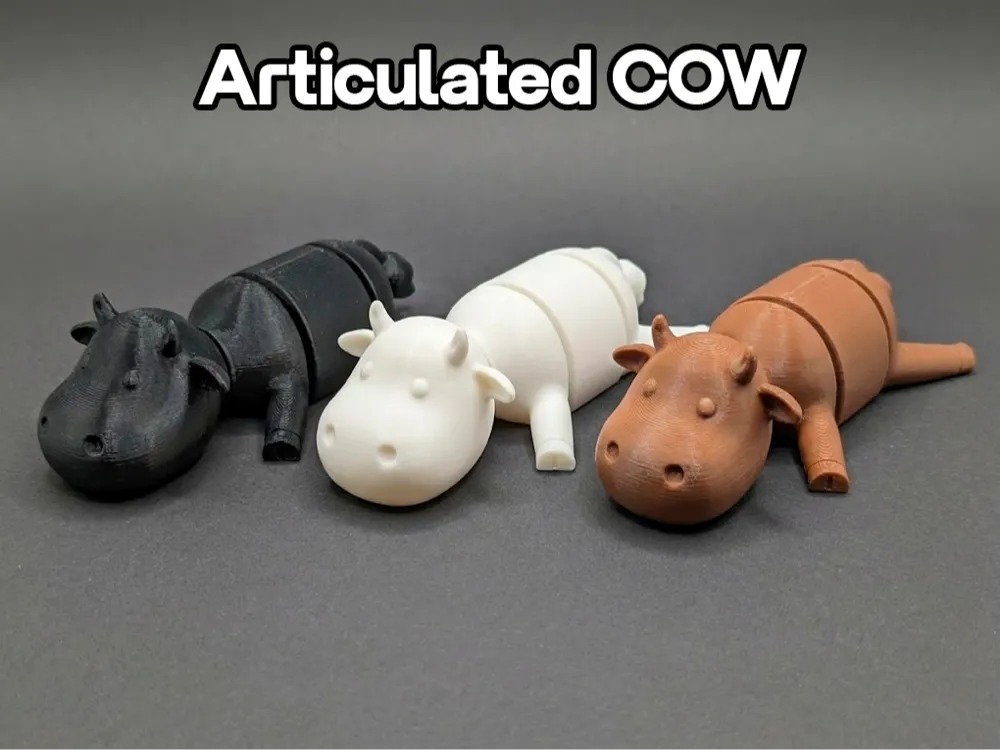 Articulated cow - Free 3D Print Model - MakerWorld