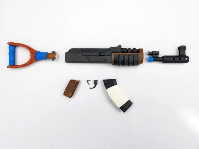 Rust Assault Rifle (AK47) by mlux - MakerWorld