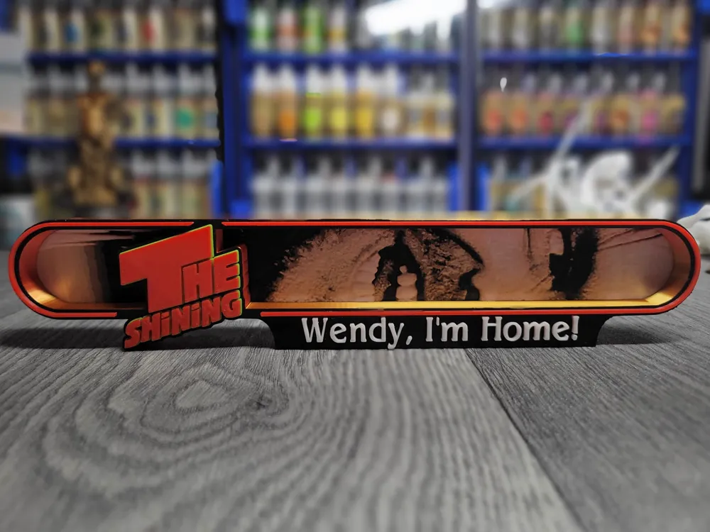 The Shining movie logo sign by rajmaks MakerWorld: Download Free 3D Models