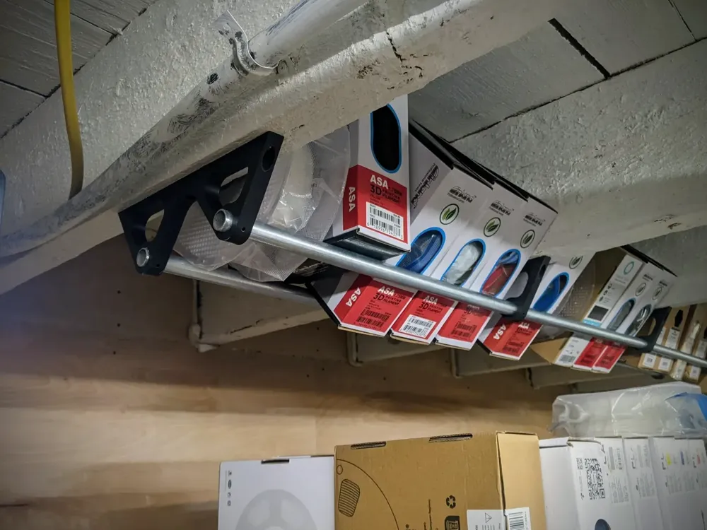 Filament Storage Shelf Bracket by MoarInfill - MakerWorld