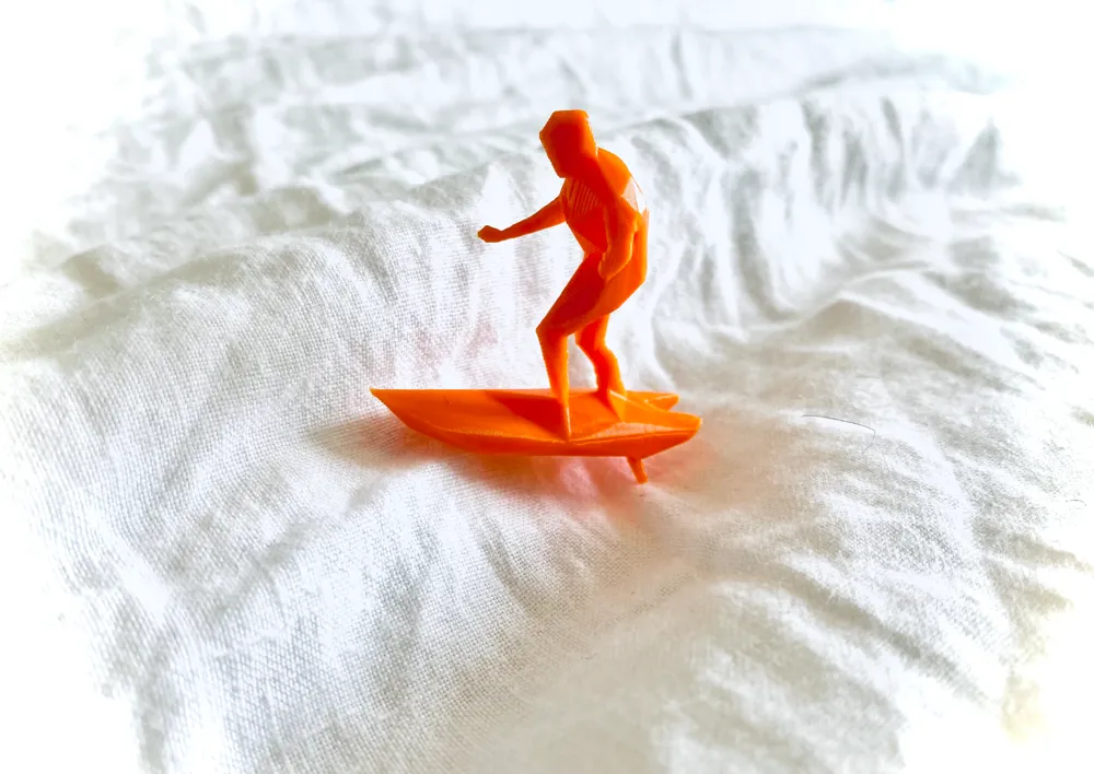 Surfer Low-poly by Settlers - MakerWorld