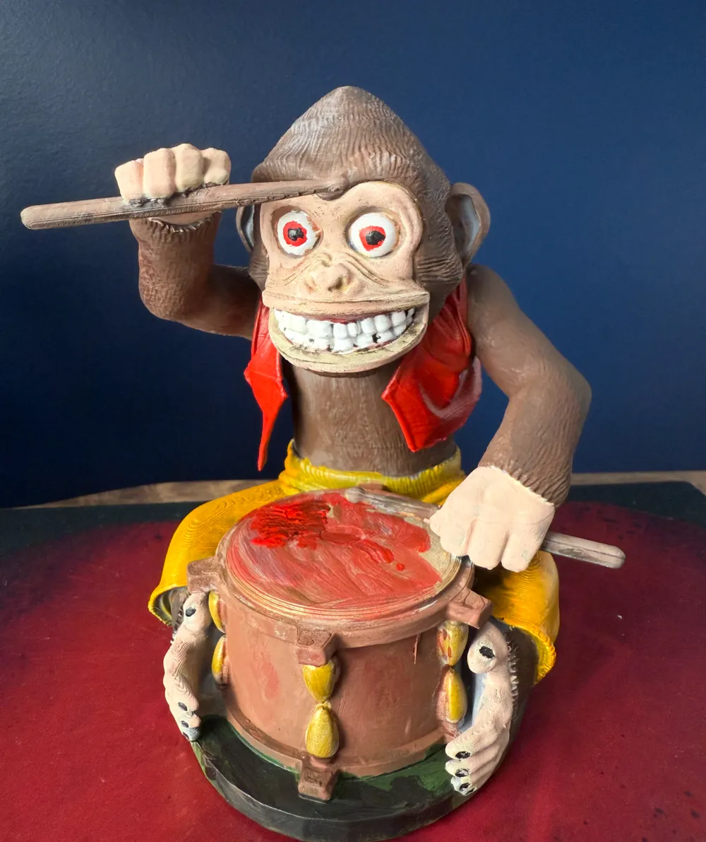 The Monkey - Inspired By Stephen King The Monkey - Free 3D Print Model ...