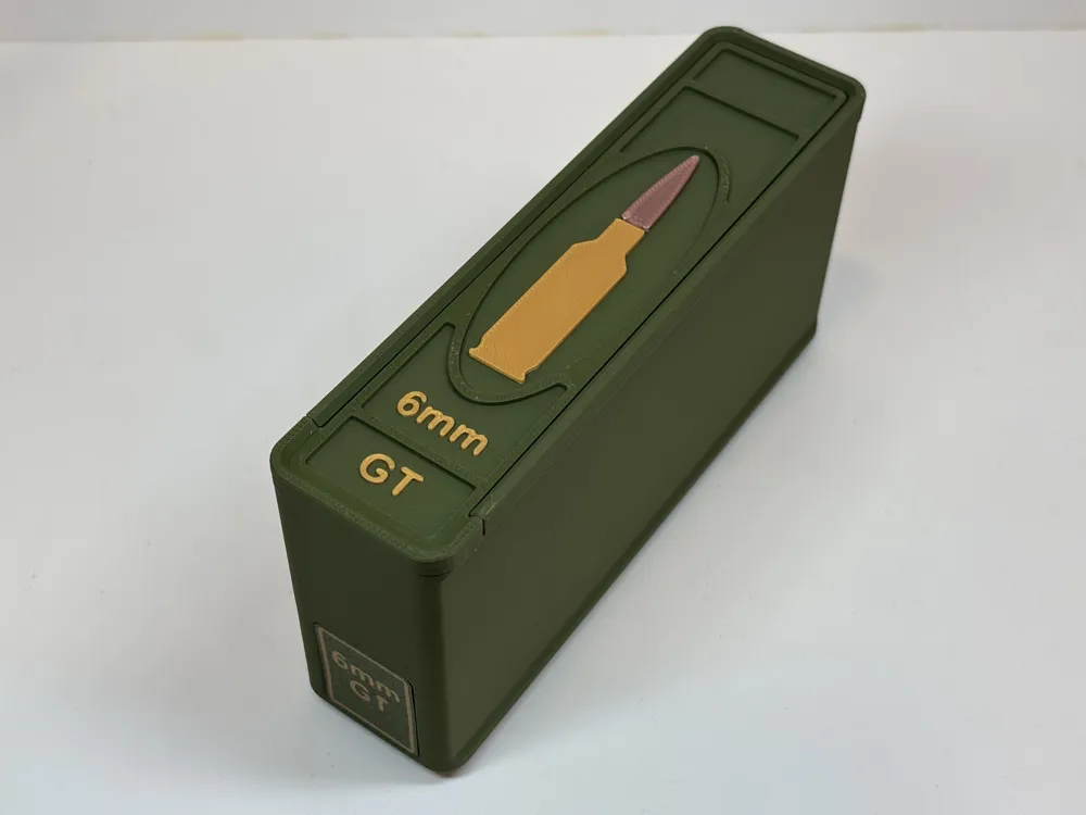 Ammo Storage Box 6mm GT 20 Rounds - Free 3D Print Model - MakerWorld