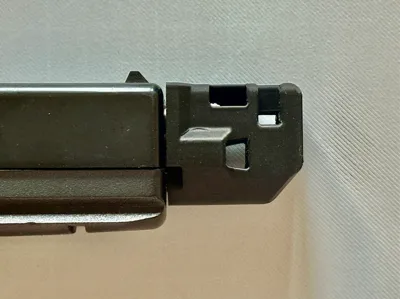 AIRSOFT GLOCK 17 / GLOCK 19 MUZZLE 14MM THREADED BRAKE MUZZLE ACCESSORY ...