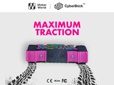 FRACTURE 150g Antweight Combat Robot - Cyberbrick - Free 3D Print Model ...