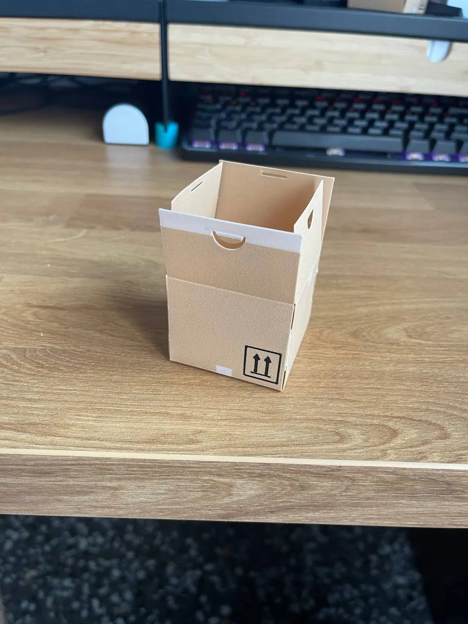 Printable Miniature Cardboard Box by Gannon MakerWorld: Download Free ...