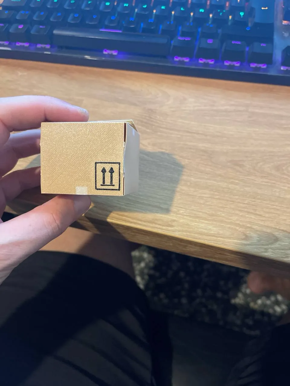 Printable Miniature Cardboard Box - Free 3D Print Model - MakerWorld