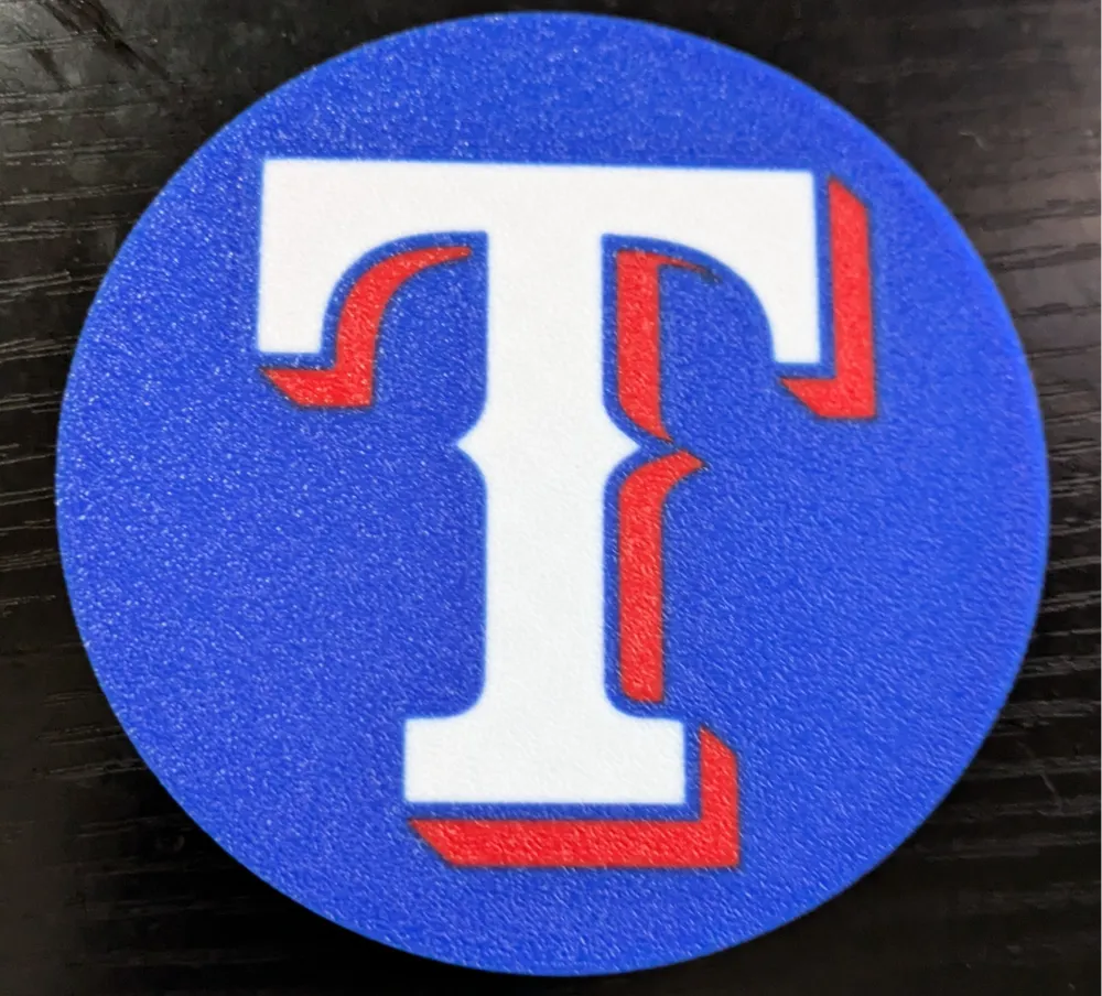 Texas Rangers Coasters by mikelb0013 - MakerWorld