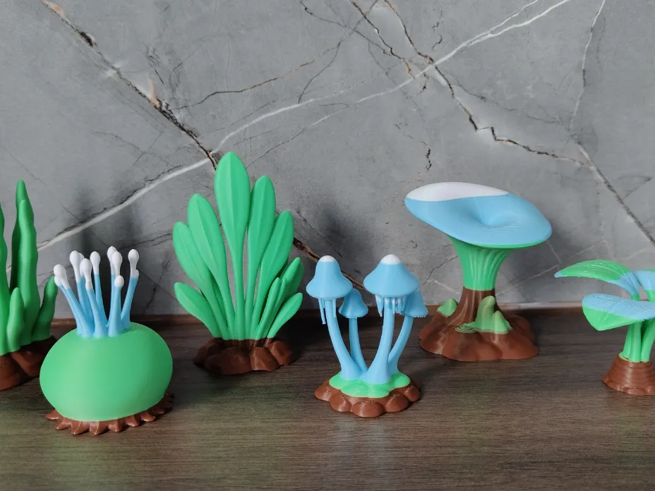 Pandora Flora – Set of Fantasy Plants - Free 3D Print Model - MakerWorld