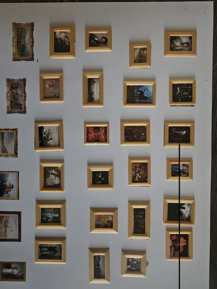 Dumbledore's Book Nook - Mini Painting Frames - Free 3D Print Model ...