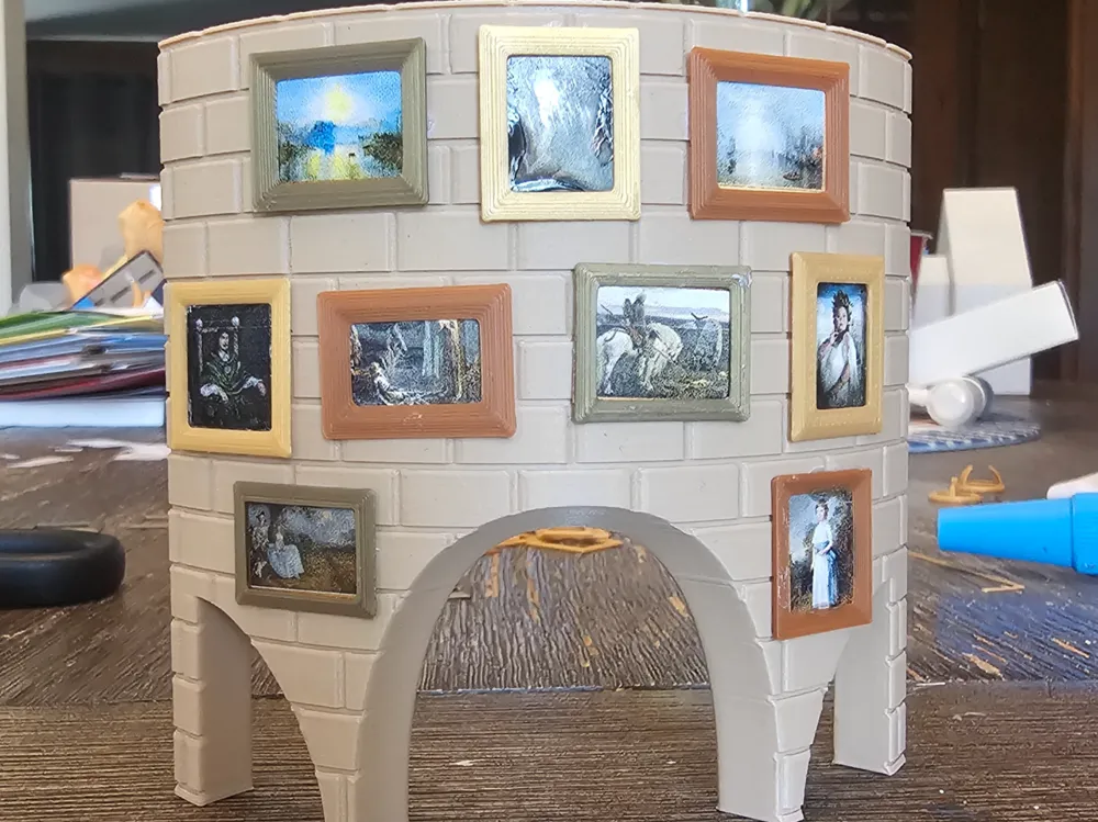 Dumbledore's Book Nook - Mini Painting Frames - Free 3D Print Model ...