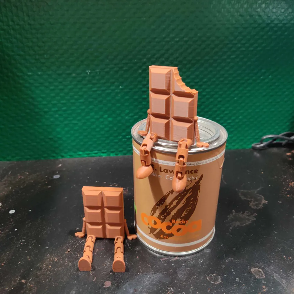Chocolate with articulated legs - Free 3D Print Model - MakerWorld