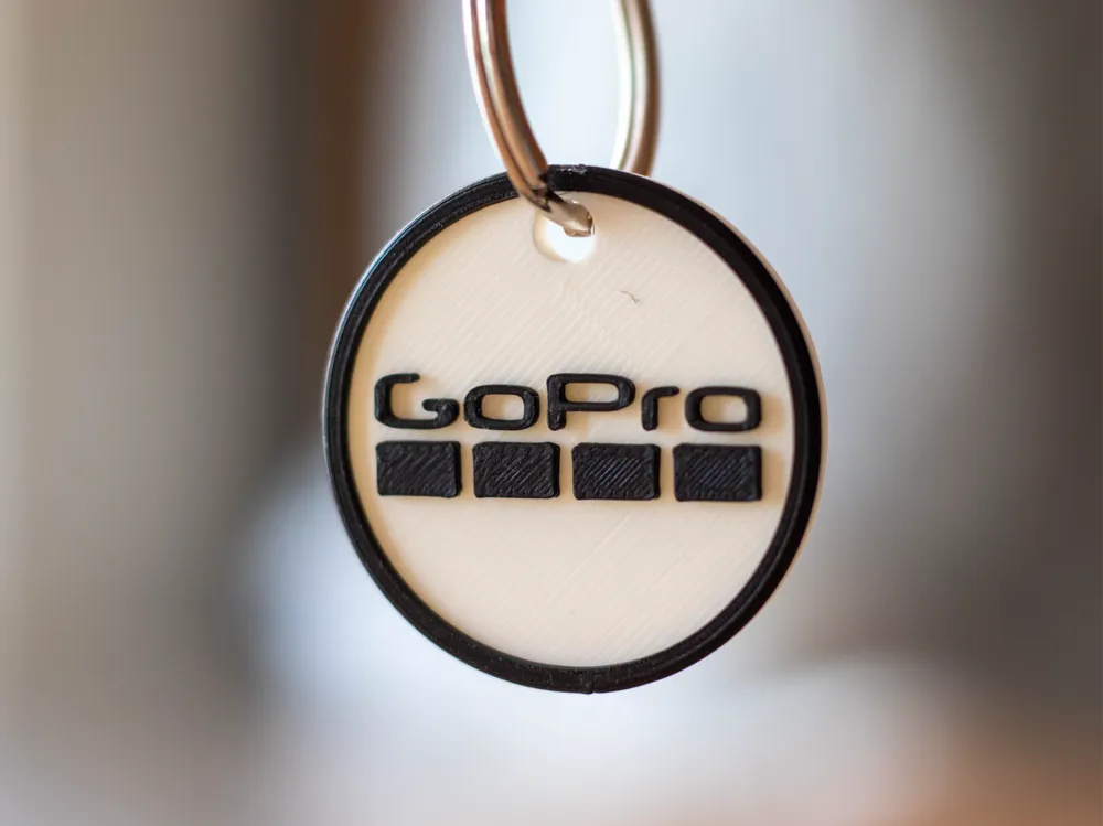 GoPro Logo Keychain by geroulas MakerWorld: Download Free 3D Models
