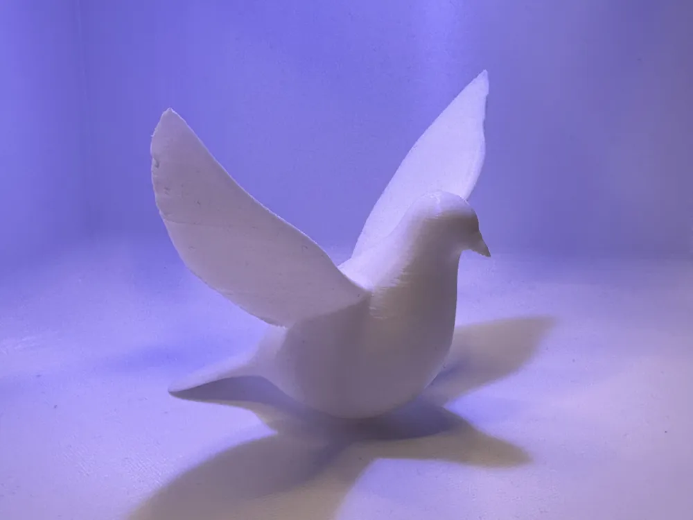 Flying dove - Free 3D Print Model - MakerWorld