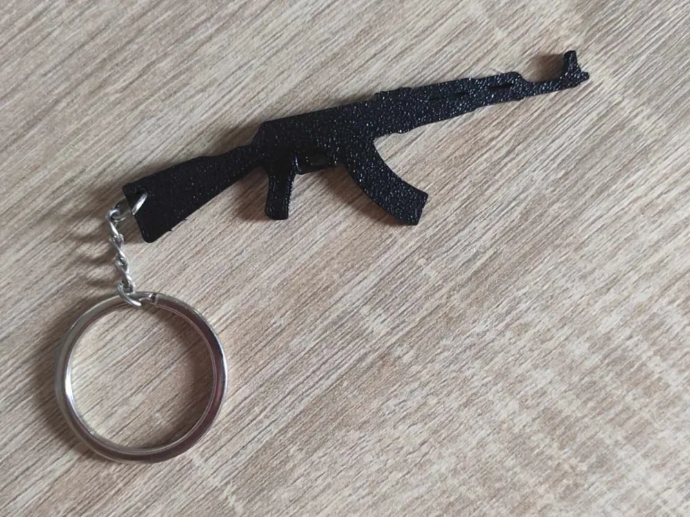 AK-47 keychain by OrangeSs - MakerWorld