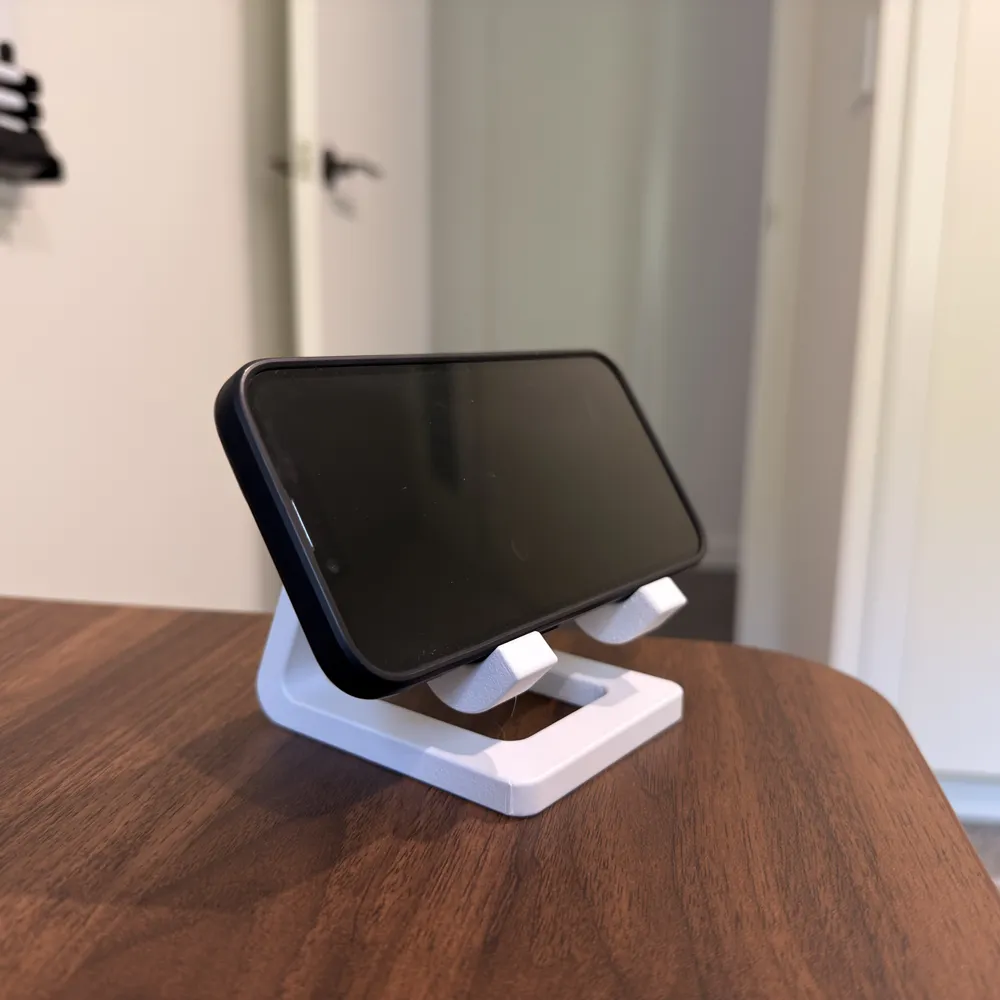 Minimalist Phone Stand by Mid Maker MakerWorld: Download Free 3D Models