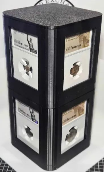 Stackable Coin Slab Storage Cube Display w/lid. by NerdExchange ...